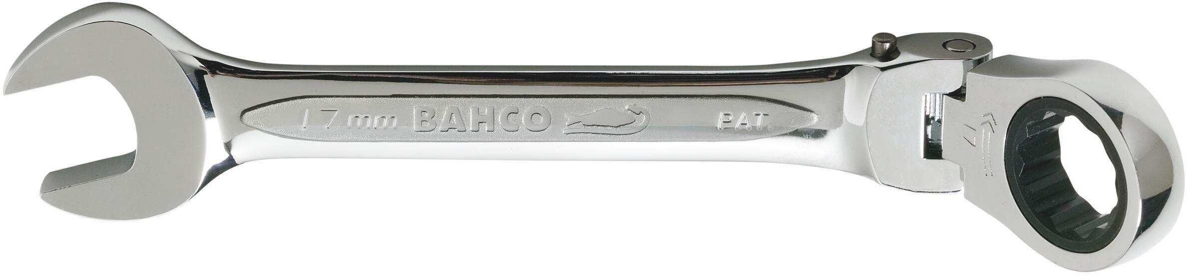 BAHCO 41RM-19 Push ring spanner with articulated head, chrome-plated ...