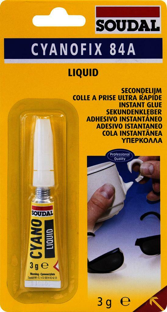 SOUDAL Cyanofix 84A cyanoacrylate instant glue 3g - 100072 | Klium