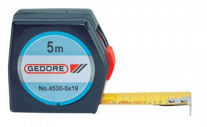 GEDORE 4530-5 tape measure with brake 5m - 6691050 | Klium