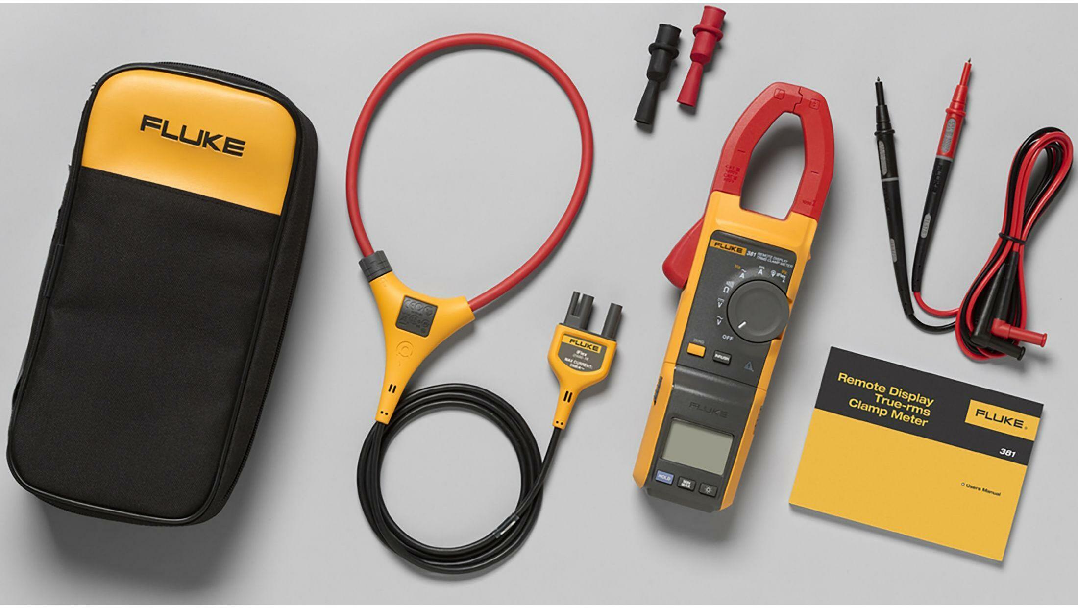 FLUKE 381 True-RMS-AC/DC current clamp with removable display and iFlex ...