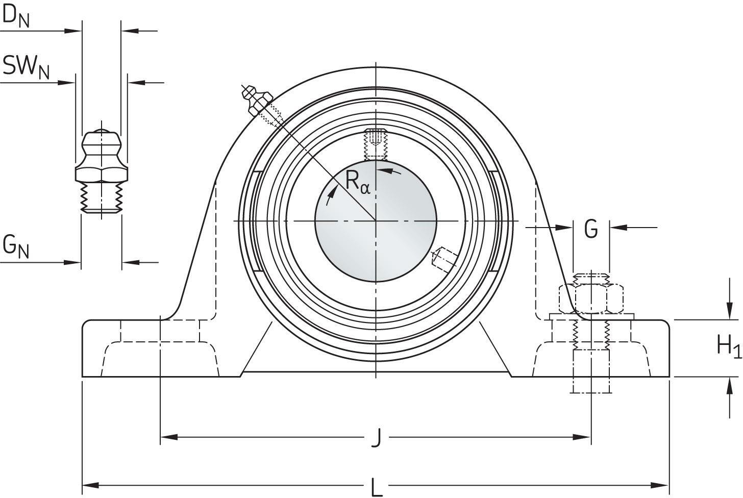 SKF SY 30 FM ball bearing unit 30 mm | Klium