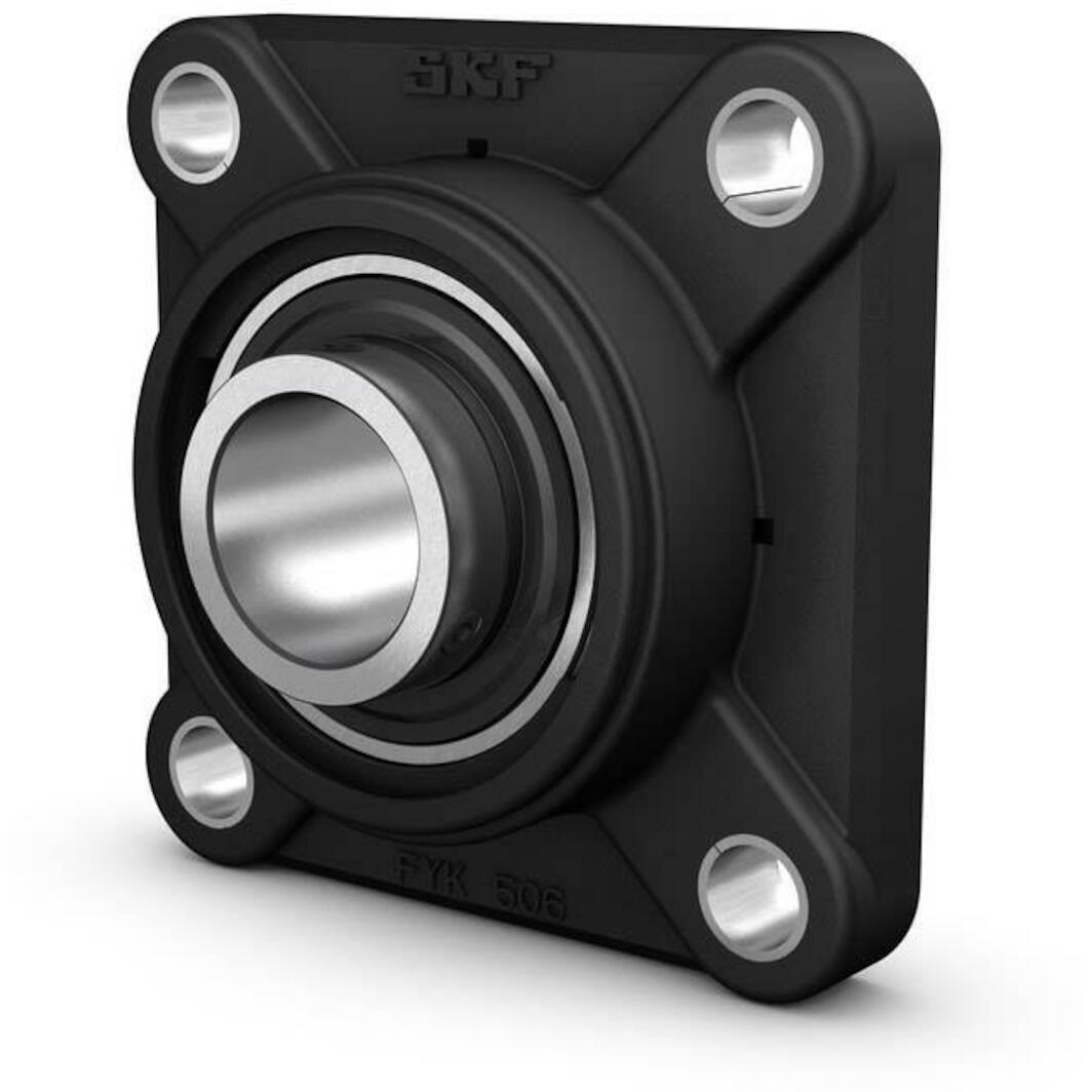 SKF FYK 35 TR Y ball bearing unit with flange square, d 35 mm, A 35 mm ...