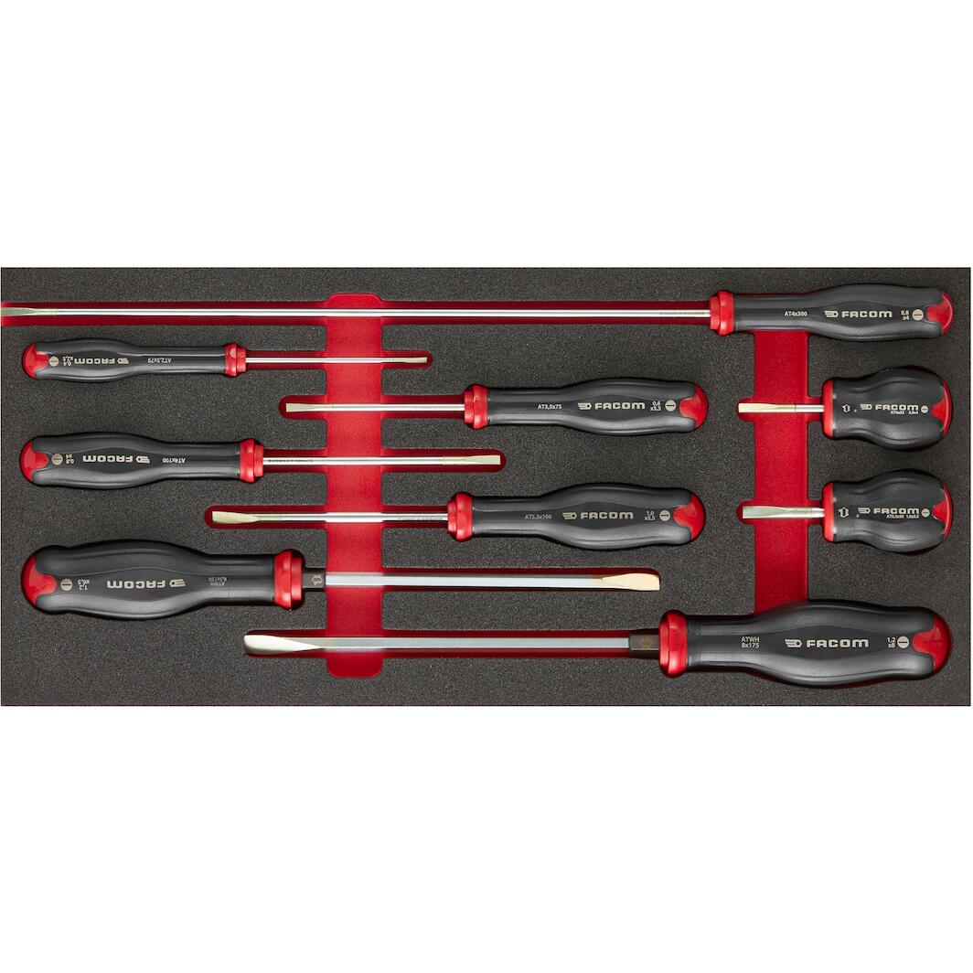 FACOM MODM.AT4 ProTwist screwdriver set in foam module 9-piece | Klium