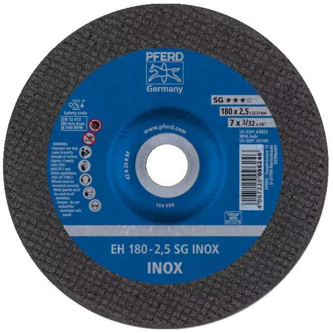 PFERD 61323224 cut-off wheel EH 180x2,4x22,23 mm performance line SG ...