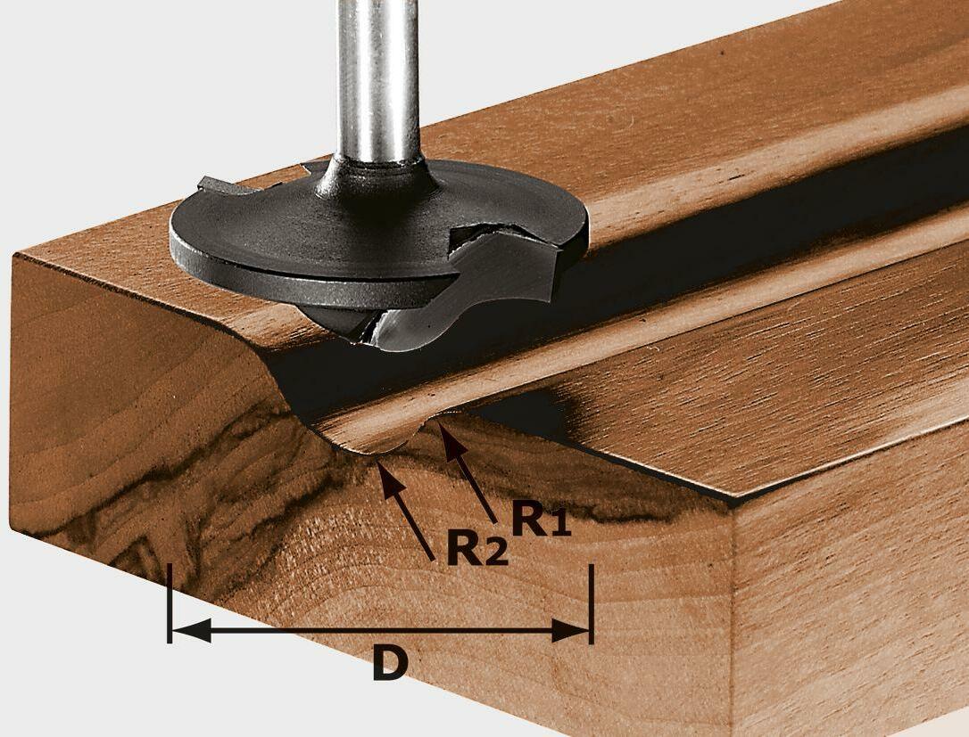 FESTOOL HW S8 D42/13/R6+12 profile cutter - 491137 | Klium