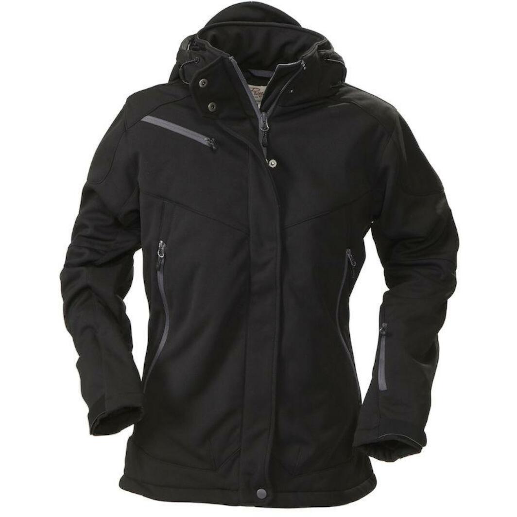 PRINTER SKELETON LADY lined softshell jacket black - 2261041-900-7 | Klium