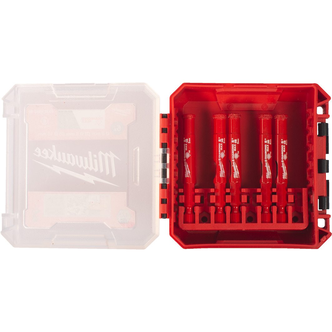 MILWAUKEE 4932498301 diamond drill bit set DIAMOND MAX PLUS HEX wet/dry ...
