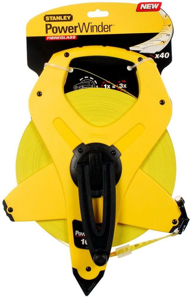 STANLEY 2-34-777 surveyor powerwinder 100m - 12.7mm | Klium