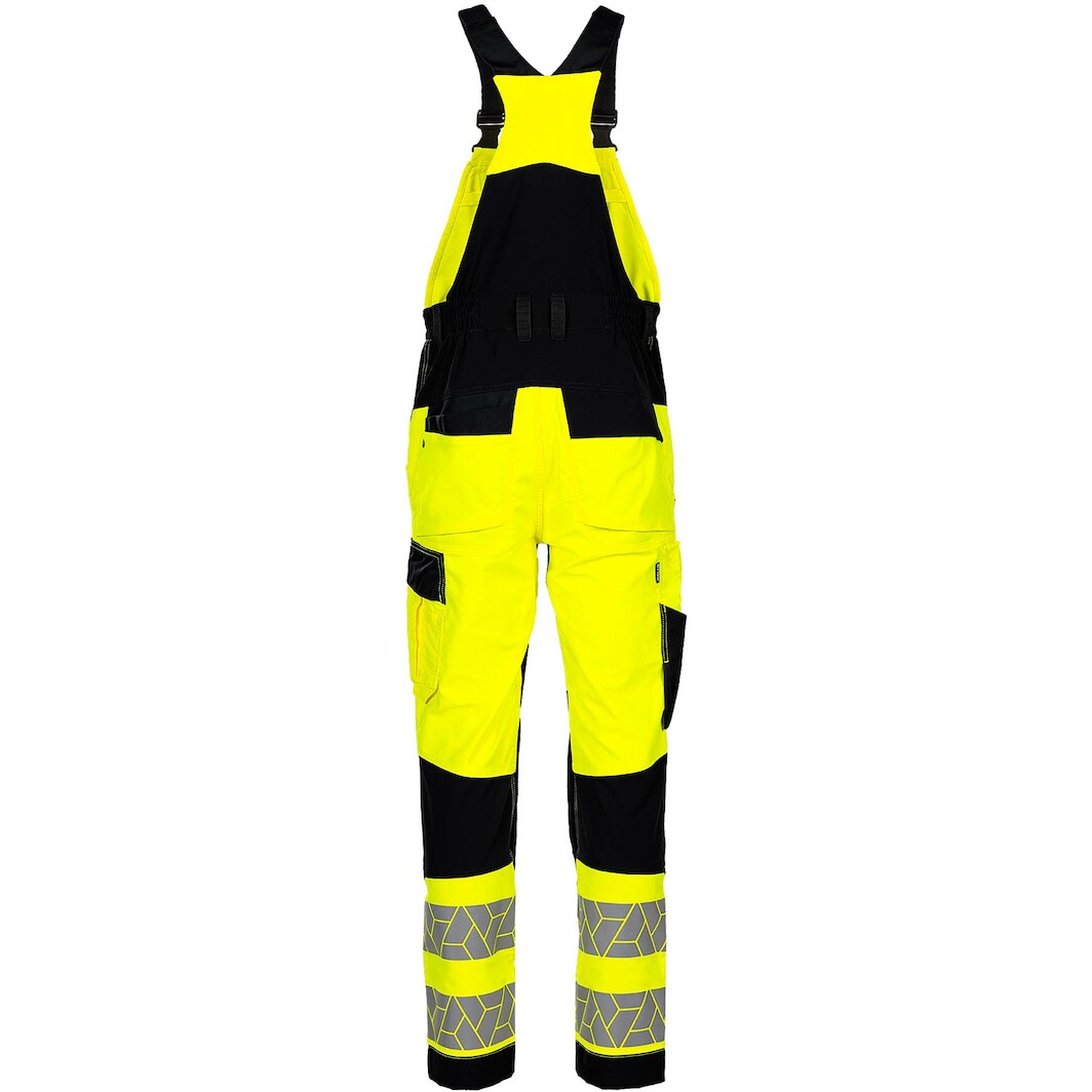 SYNQ BREAQOUT 813W bib & brace trousers, stretch zones, high-vis class ...