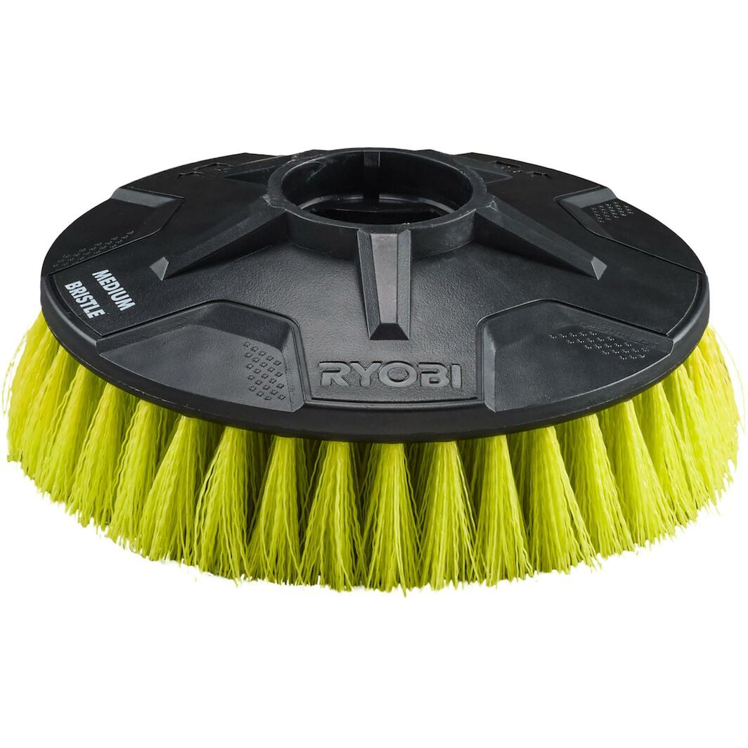 RYOBI RAKSCRUBM Medium hard scrubbing brush 15 cm for R18TPS/R18CPS ...