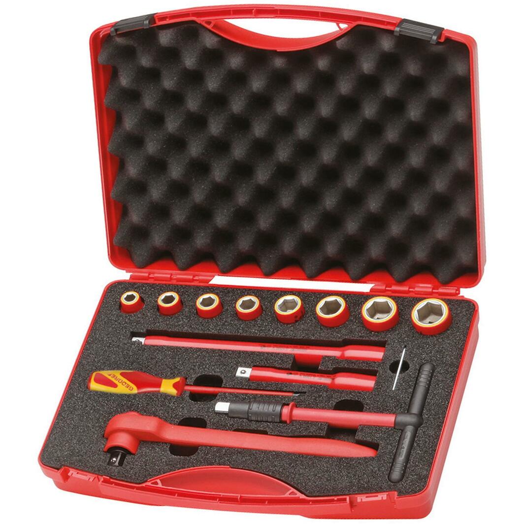 GEDORE VDE 1001 VDE tool assortment in 14-piece case - 6602560 | Klium
