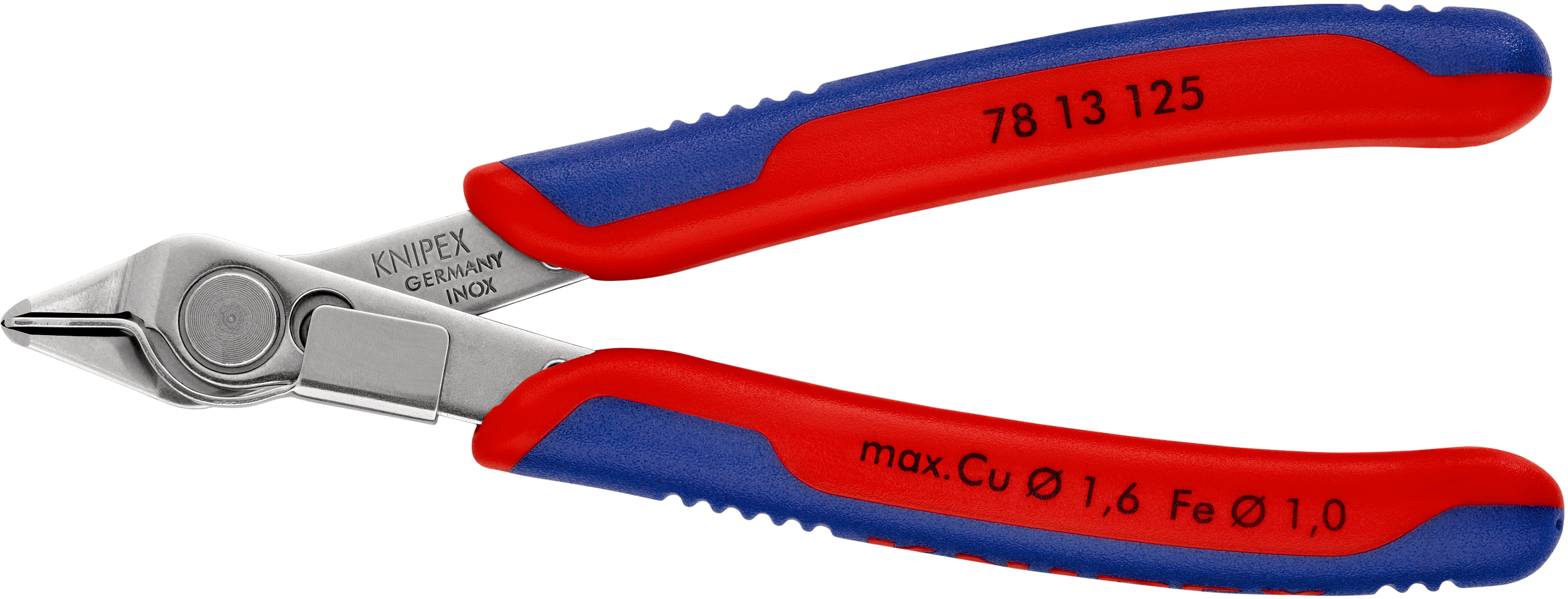 KNIPEX 78 13 125 electronic Super Knips with multi-component handles ...