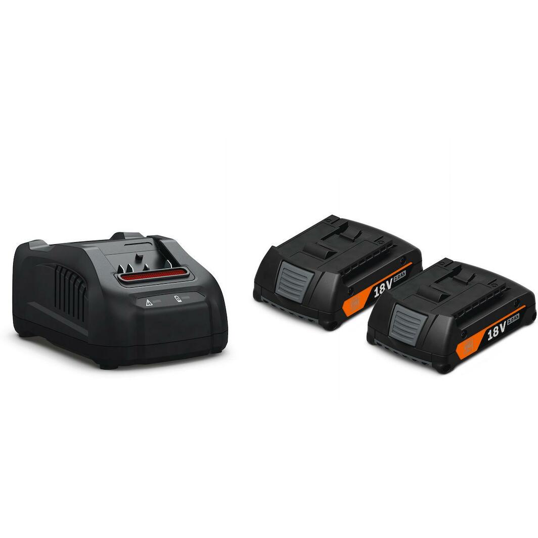 FEIN 92604244010 18V battery charging set (2x 2.0Ah battery + GAL 1880 ...