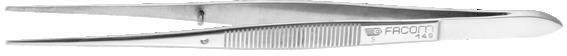 FACOM 149 tweezers straight model with narrow ribbed jaws | Klium