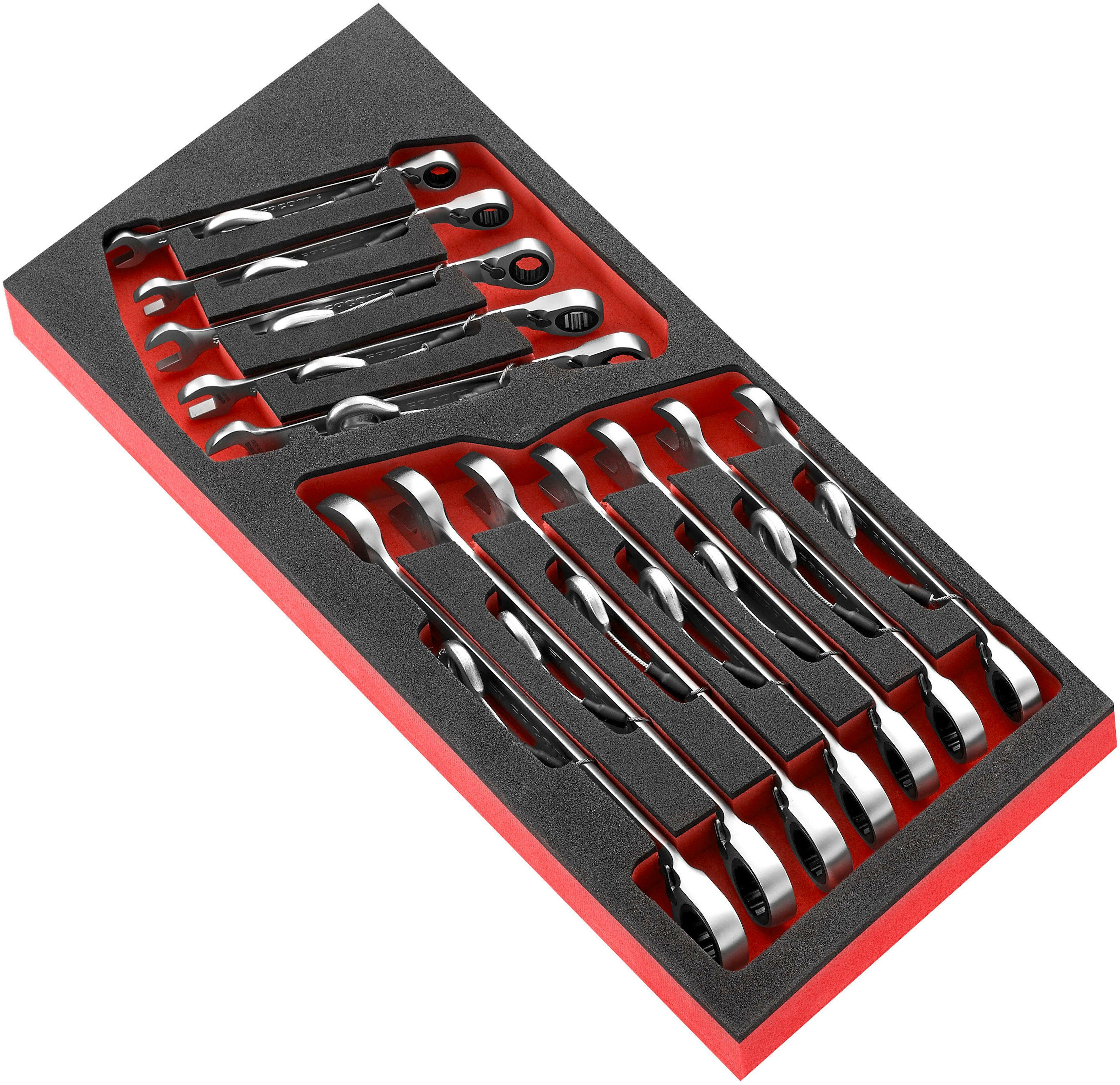 FACOM MODM.467J12SLS ratchet ring spanner set module 8-19 mm SLS 12 ...