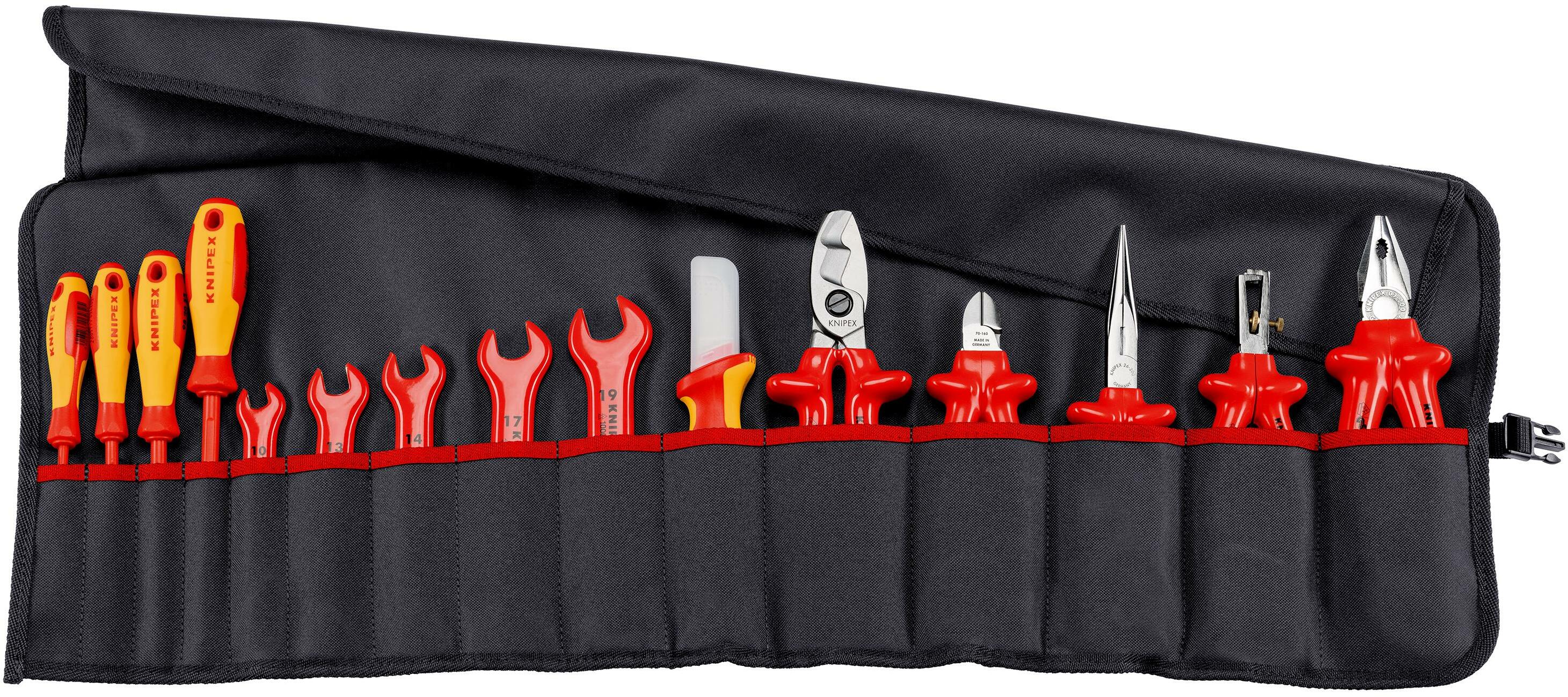 KNIPEX 98 99 13 insulated tool set for working on electrical ...