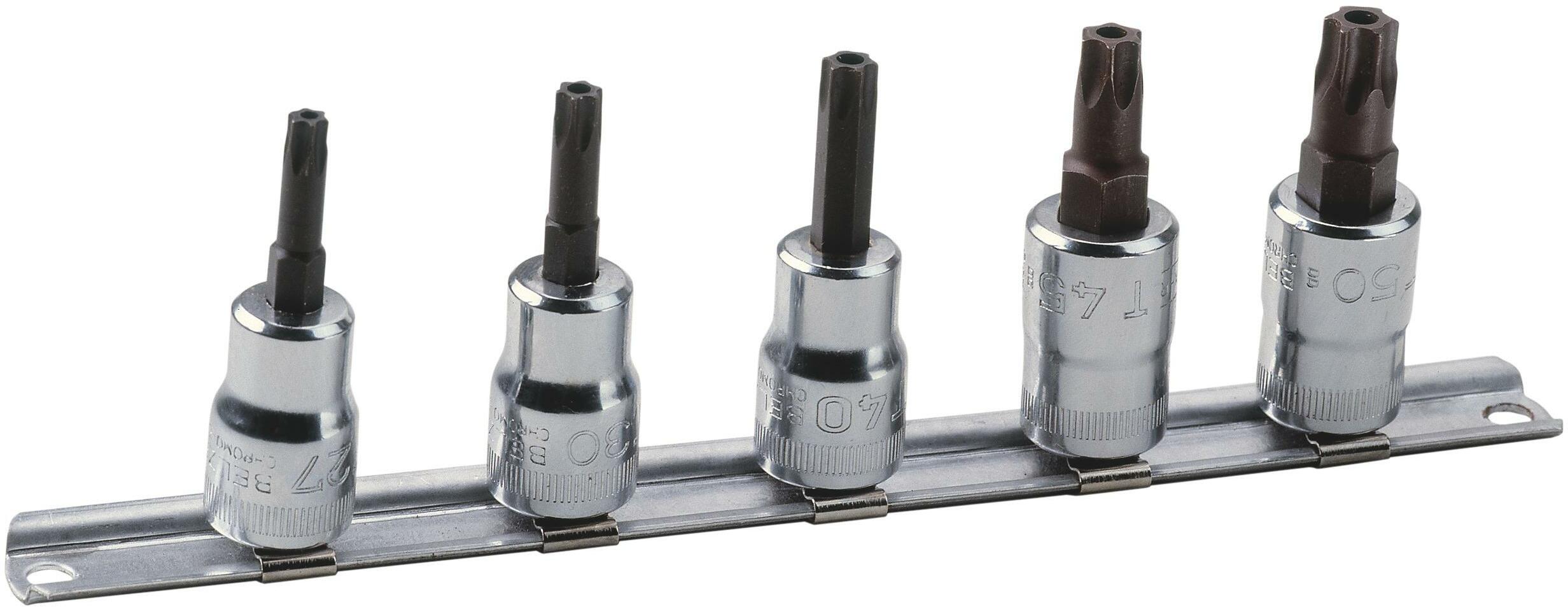 BAHCO 7409TORX-TRR/S5 screwdriver socket set 3/8" square-diameter ...