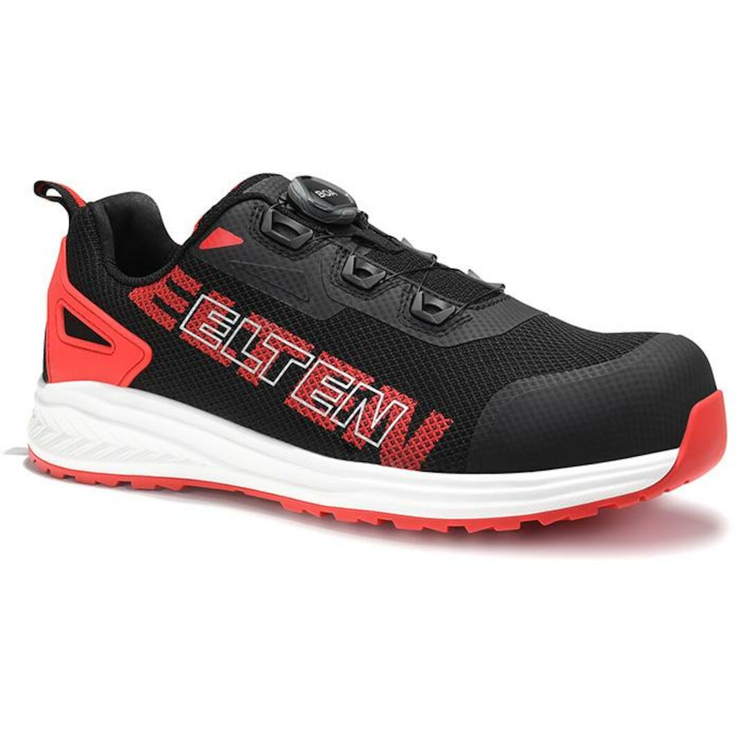 ELTEN BATIS BOA Chaussure de sécurité ESD S1PL basse (noir/rouge ...