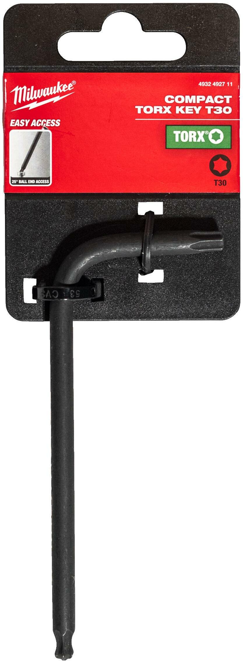 MILWAUKEE 4932492711 compact L-shaped Torx Allen key T30 | Klium