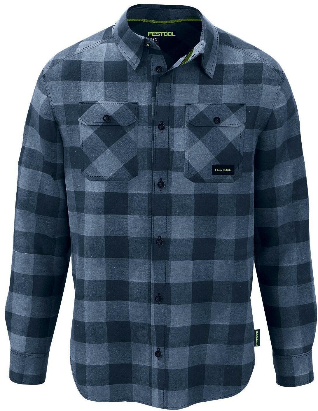 FESTOOL CKSH-FT1 flannel shirt blue checkered - 577831 | Klium