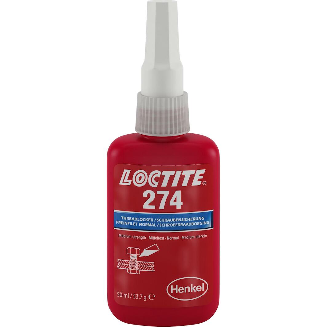 LOCTITE 274 medium-strength, low-viscosity threadlocker (250 ml bottle ...