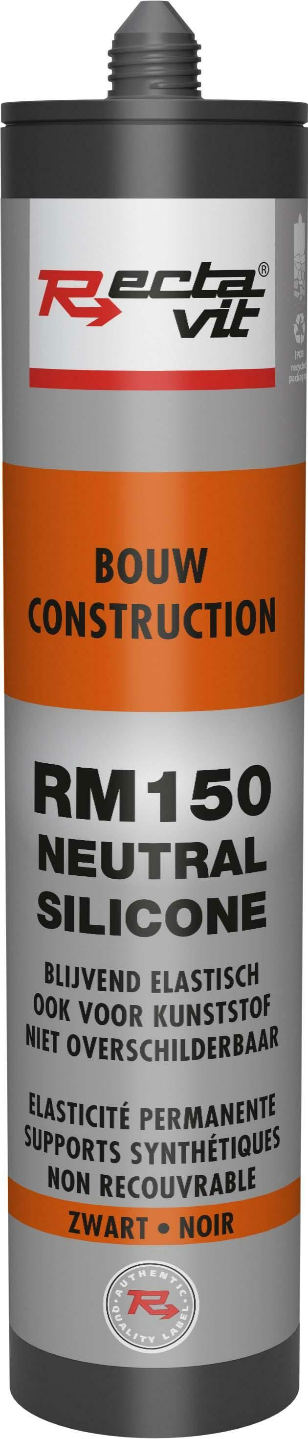 RECTAVIT S20 PRO jointing sealant for construction black (310 ml) - 115626 | Klium