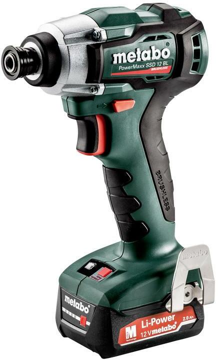 METABO PowerMaxx SSD 12 BL cordless impact screwdriver/ impact spanner ...