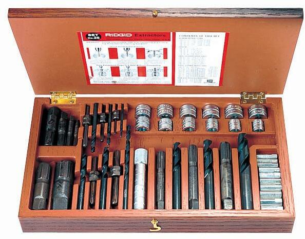 RIDGID 35590 tap and pipe insert set model 25 in box | Klium