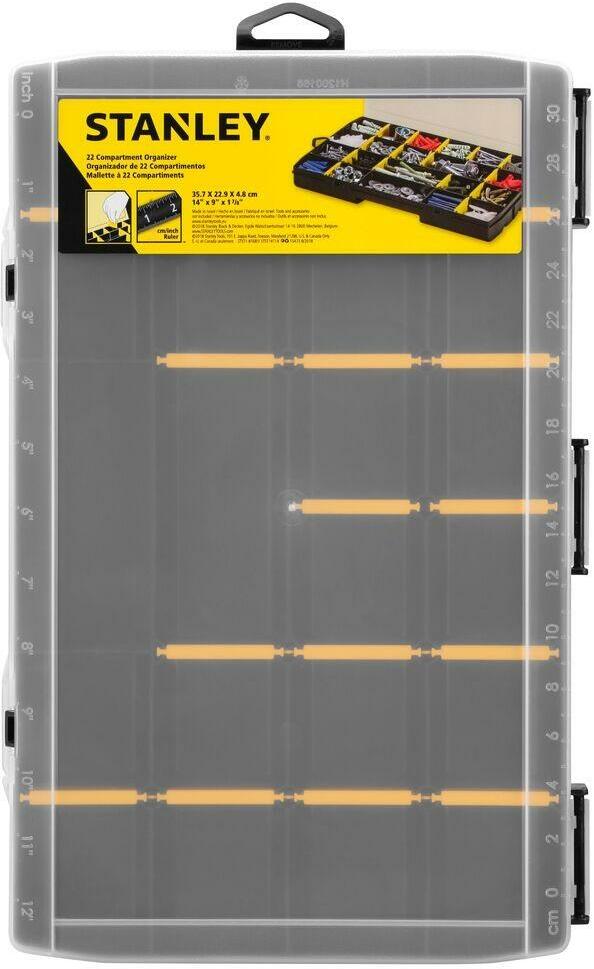 STANLEY STST81681-1 organizer essential with 22 compartments | Klium