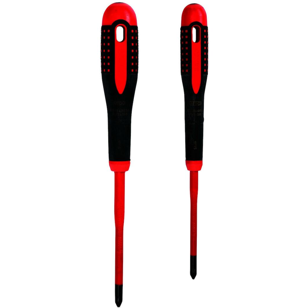 BAHCO BE-9891SL ERGO screwdriver set VDE insulated with three-component ...