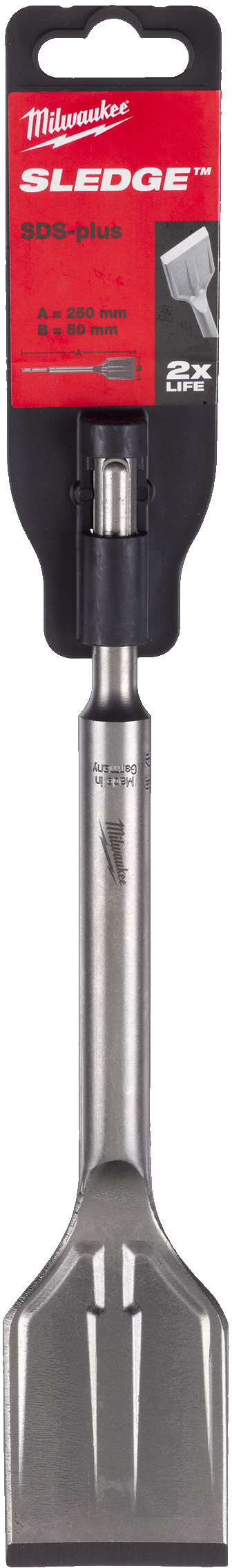 MILWAUKEE 4932478265 SDS-Plus Sledge self-sharpening tile chisel 250 x ...
