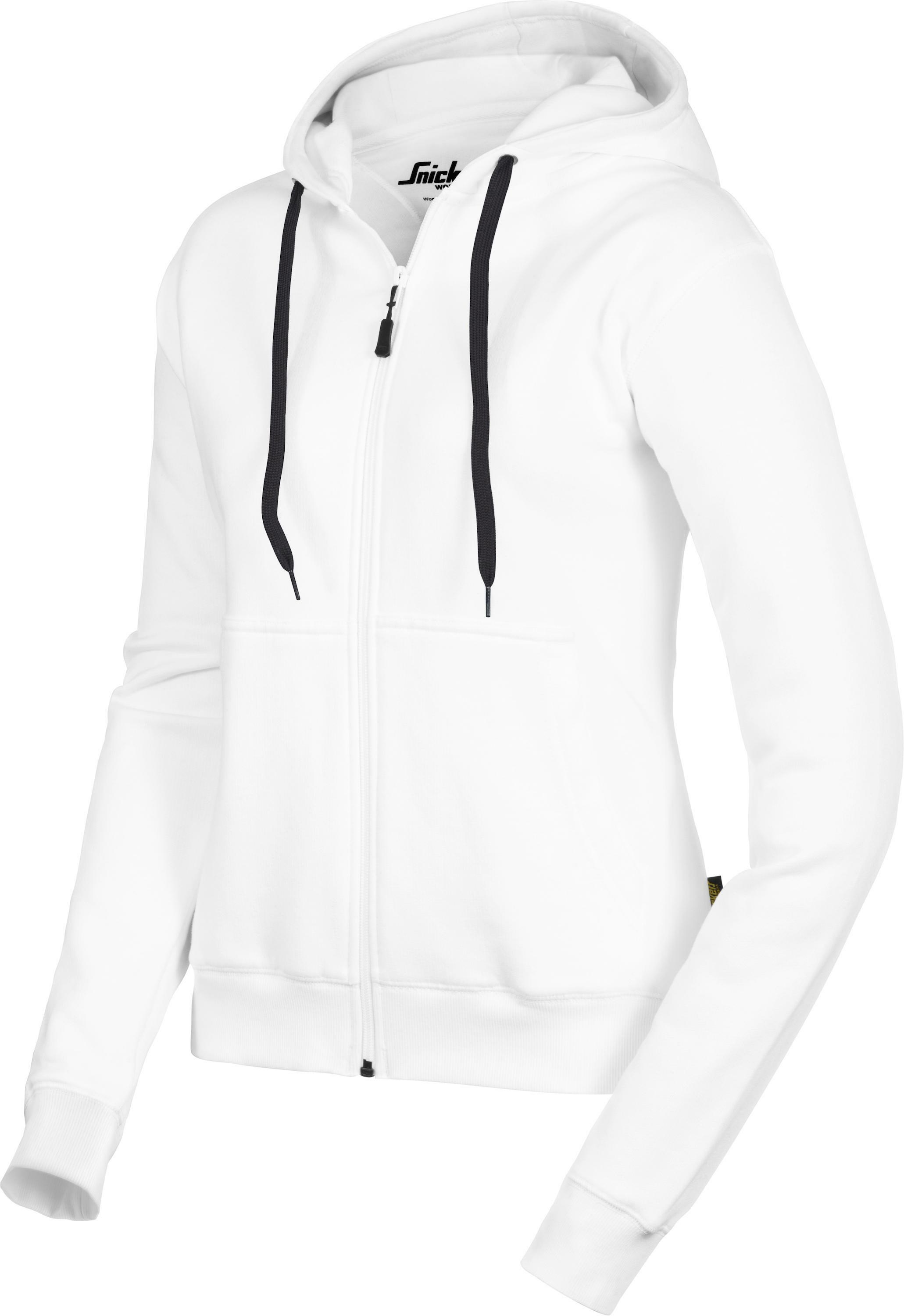 SNICKERS 2806 pull à capuche zippé pour femmes, blanc - 28060900003 | Klium