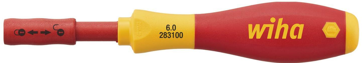 WIHA 283100 screwdriver with bit holder SoftFinish electric slimVario for slimBits - 34577 | Klium