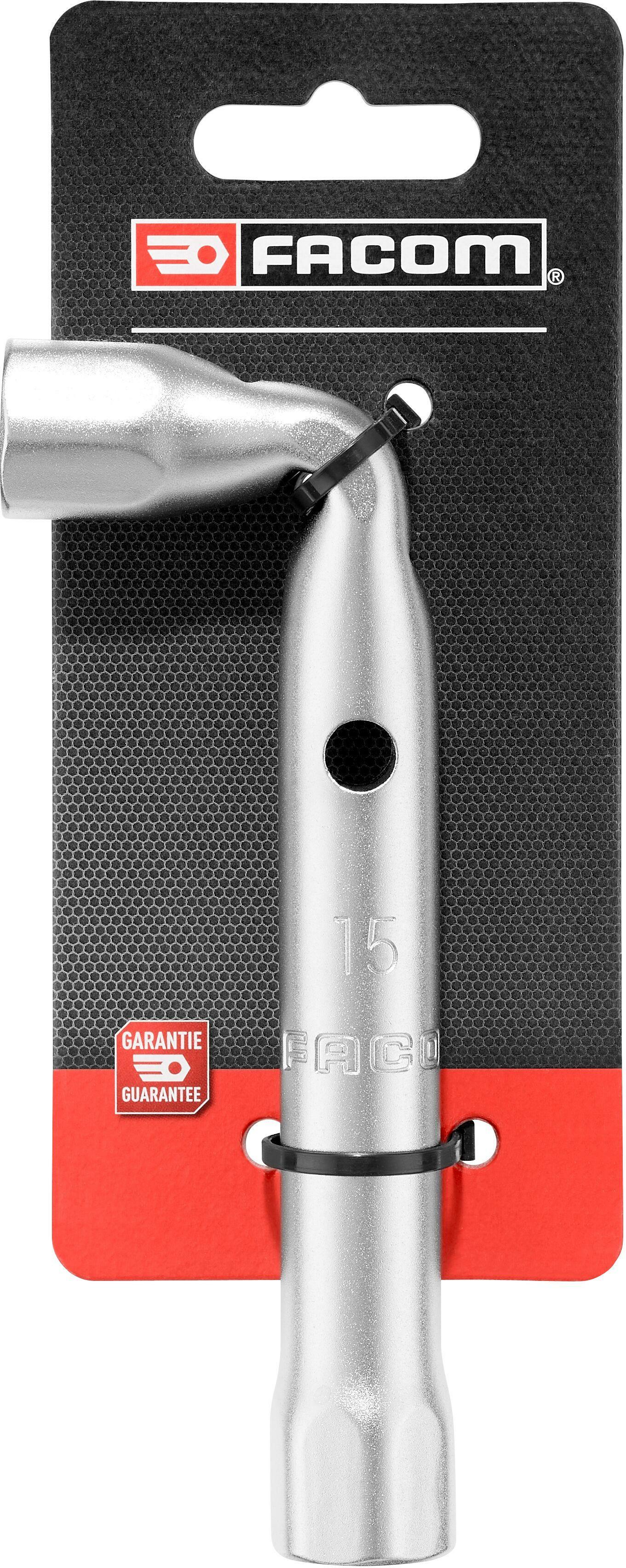 FACOM 92A.15PB bent hollow pipe spanner metric 15 mm | Klium