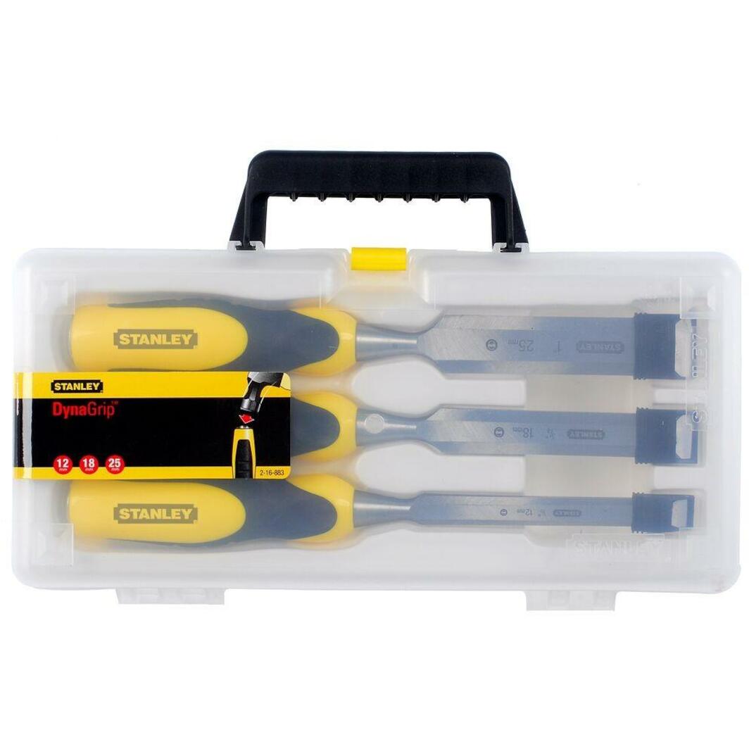 STANLEY 2-16-883 Dynagrip chisel set 12-18-25 mm 3-piece | Klium
