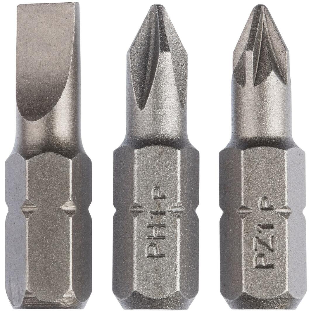 BOSCH 2609255974 screw bit set 25mm standard 1x5.5/PH1/PZ1 - 3-piece ...