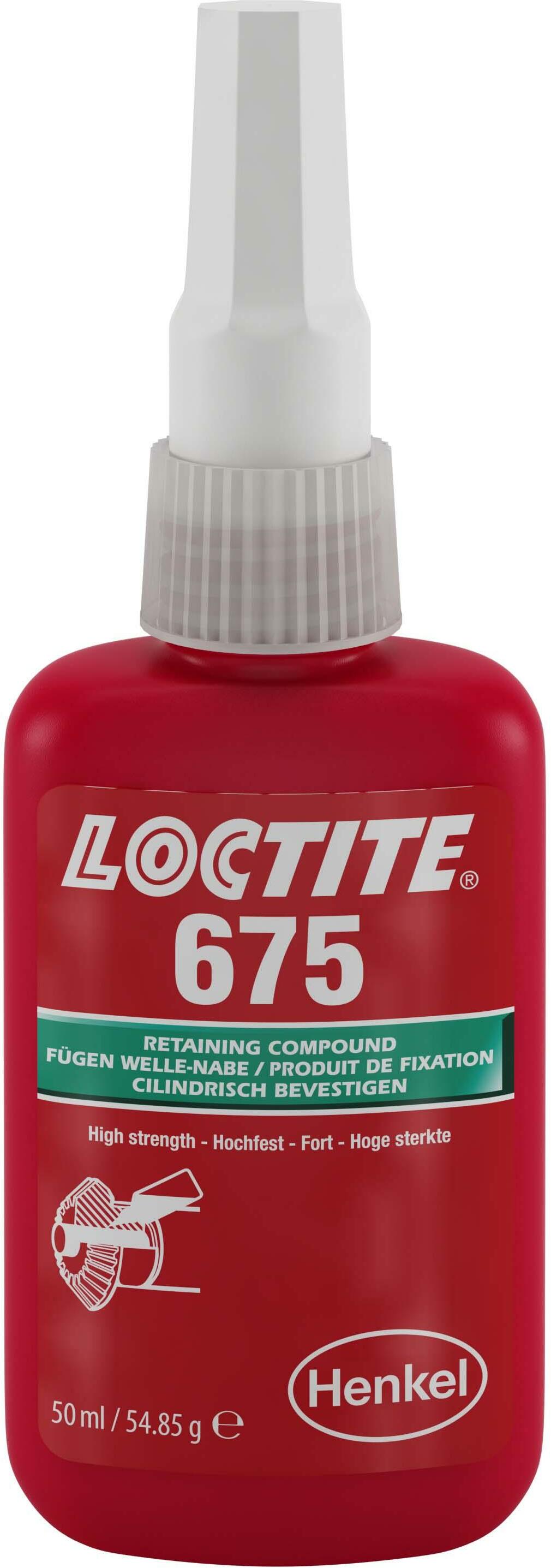 LOCTITE 675 strong adhesive for cylindrical fixing (50 ml bottle ...