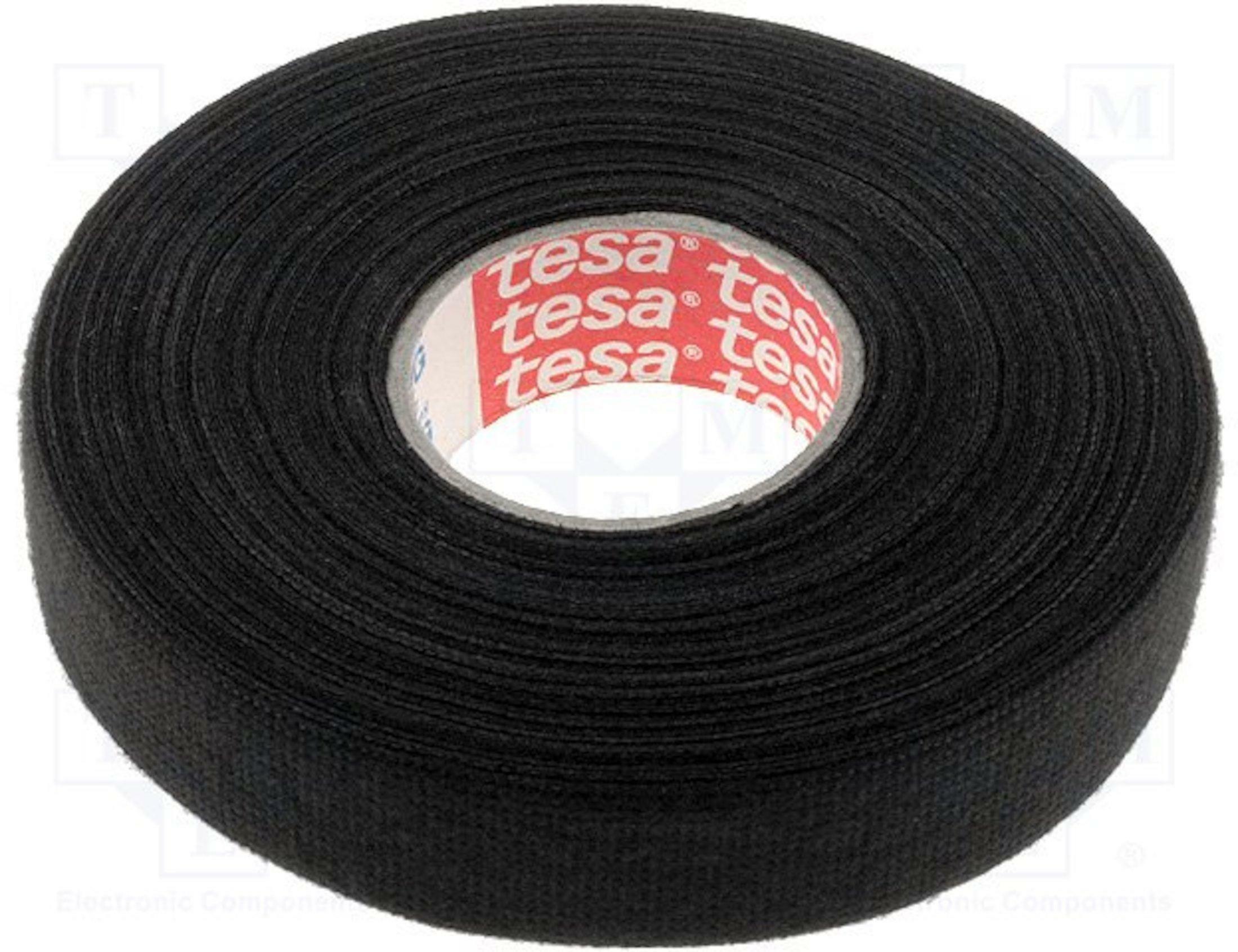 TESA 51608 cap fleece cable tie for passenger compartment black 15mm x ...