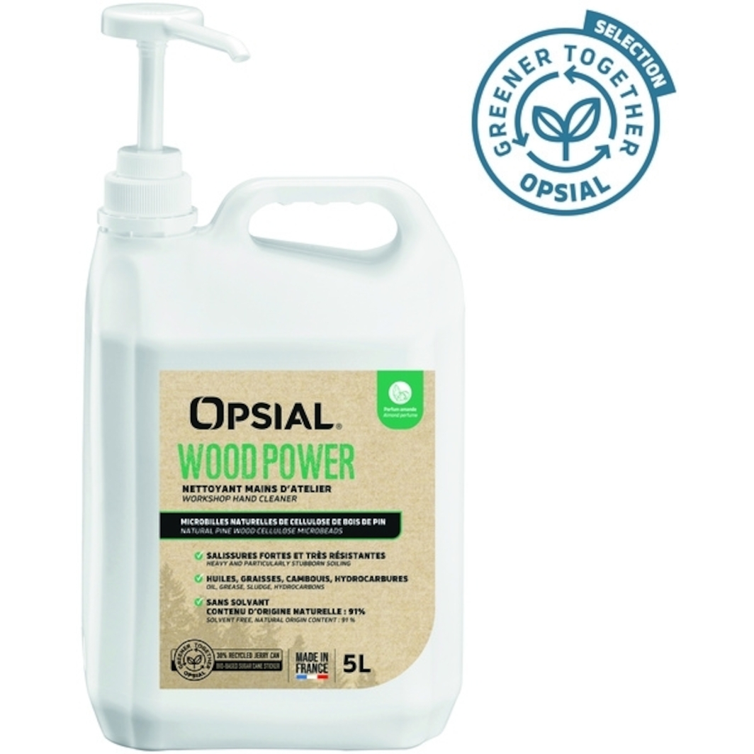 OPSIAL WOOD POWER OGT solvent-free workshop hand cleaner 5L - 69000711 ...
