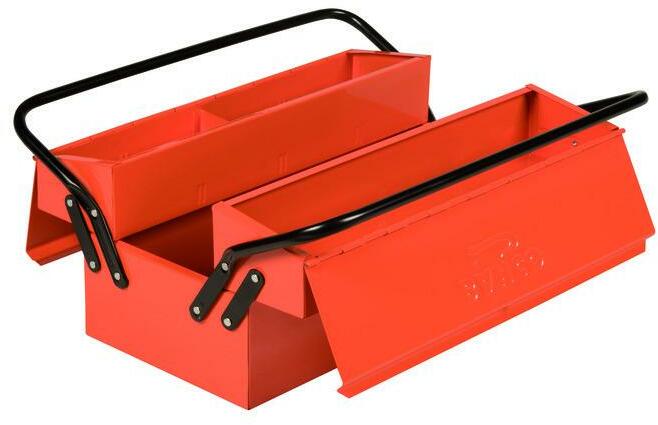BAHCO 960100030 metal tool box with 3 compartments and lock 275 mm x ...