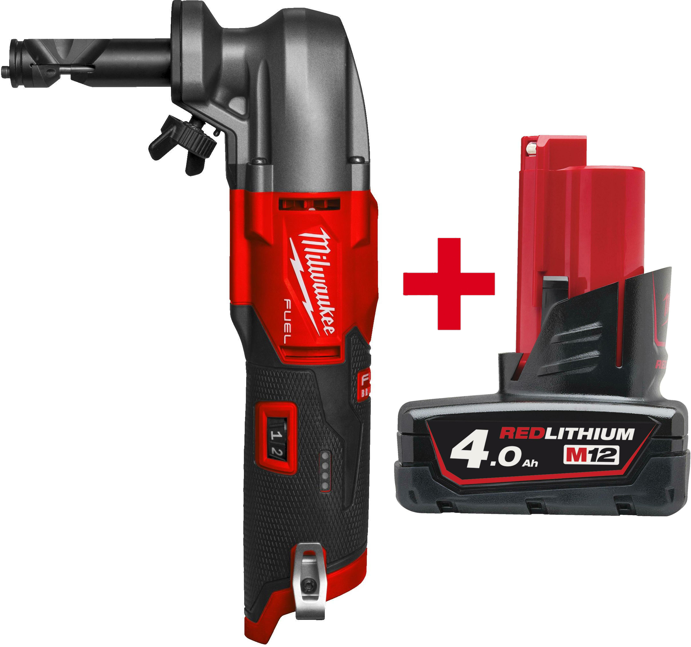 MILWAUKEE M12 FNB16-0X FUEL cordless tab shears 1.6 mm (without battery ...