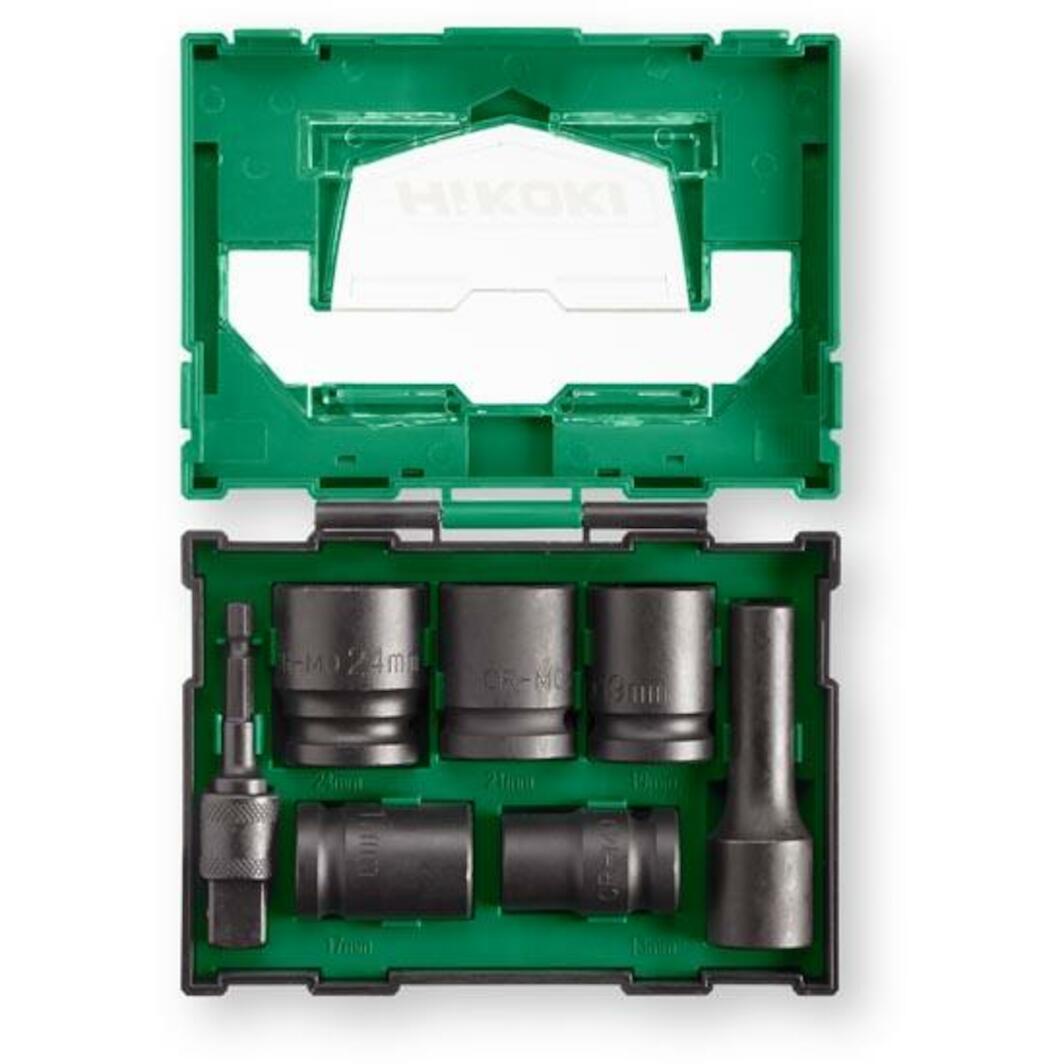 HIKOKI 40030025 socket set 7-piece in BOX II | Klium