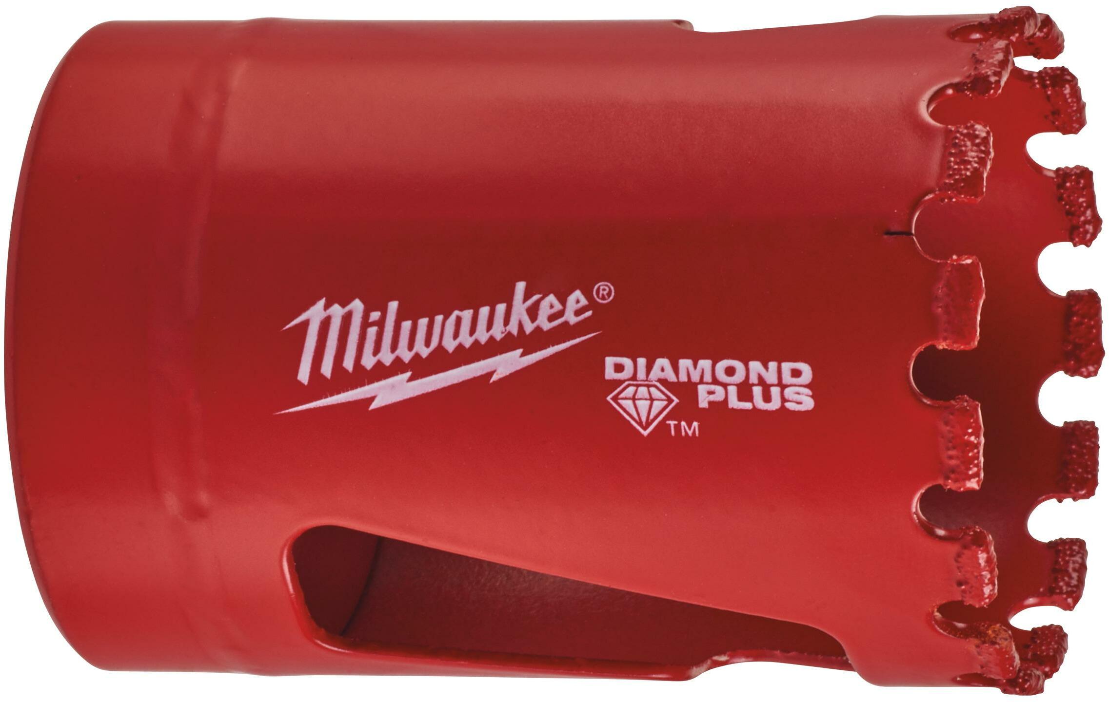 MILWAUKEE 4932500115 diamond core drill DIAMOND PLUS HEX wet/dry 35 mm ...