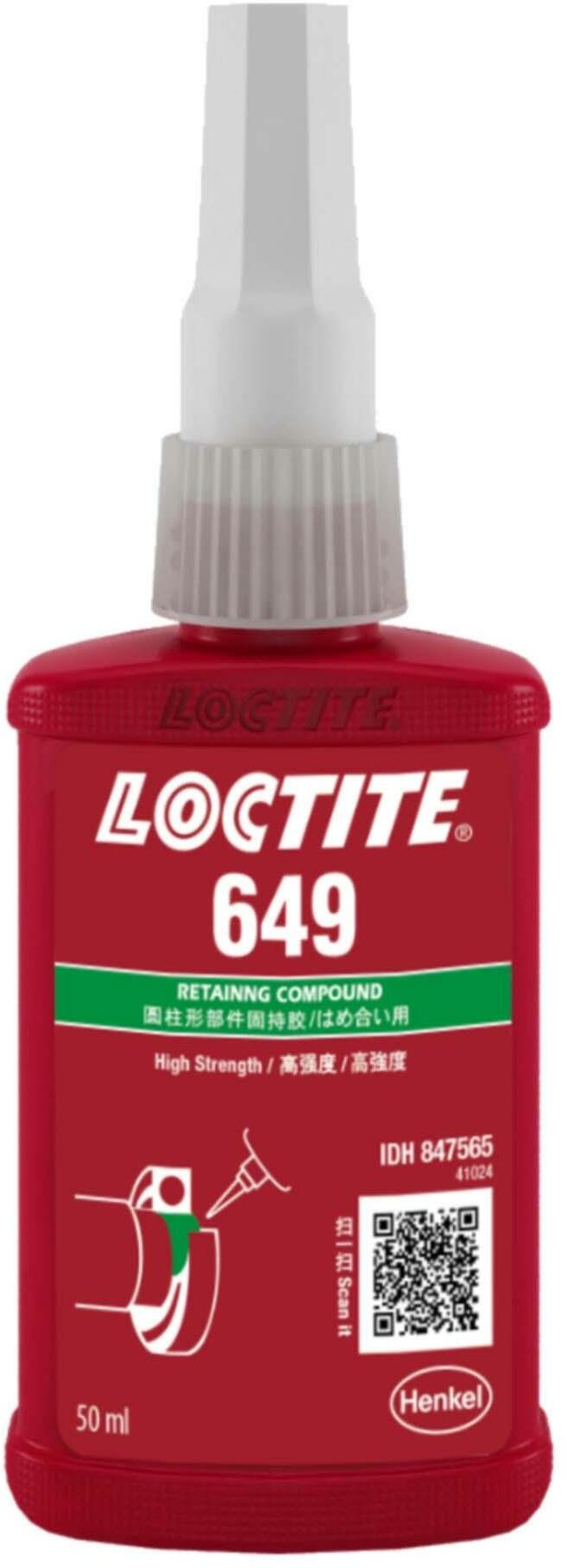 LOCTITE 649 fixing adhesive green low viscosity/high strength (50 ml ...