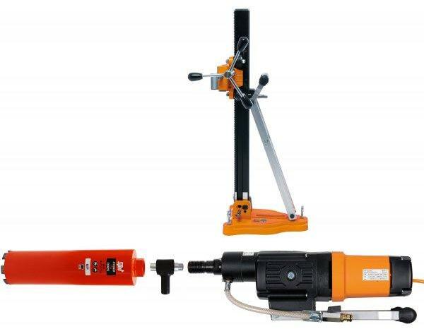 SPIT SD 250E dry/wet drill 2500 W + TRIX 160 + Airflow adapter + drill ...