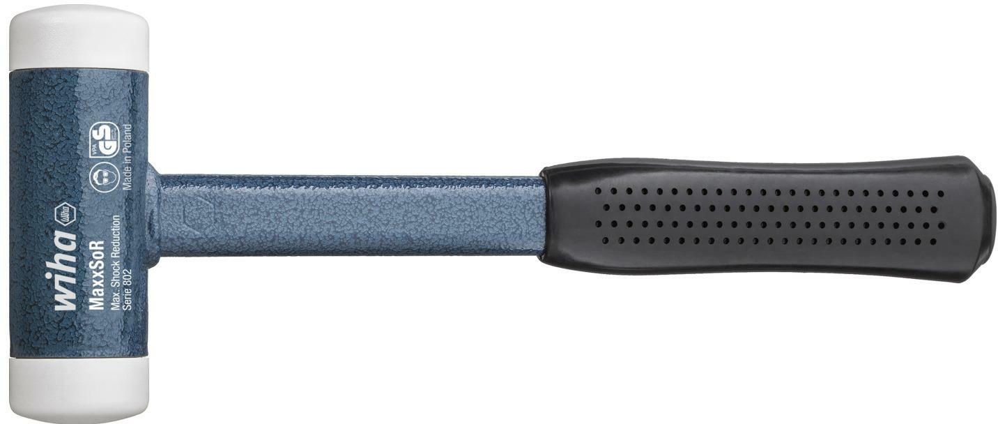 WIHA 802160 plastic hammer very hard without recoil with hollow metal ...