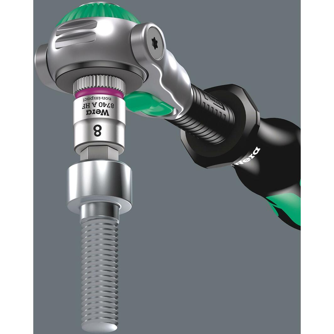 WERA 8740 A HF Zyklop bit cap with 1/4" drive with holding function ...