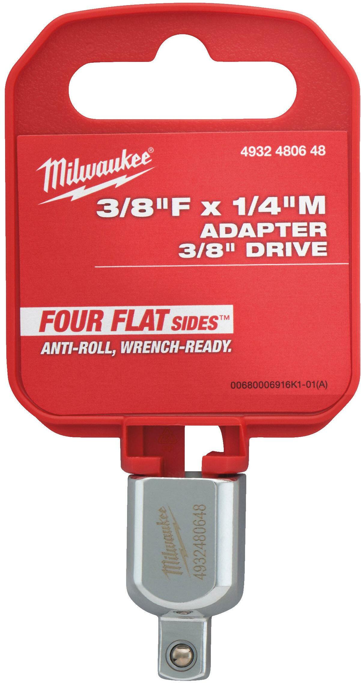 MILWAUKEE 4932480648 Adapter from 3/8" F to 1/4" M | Klium