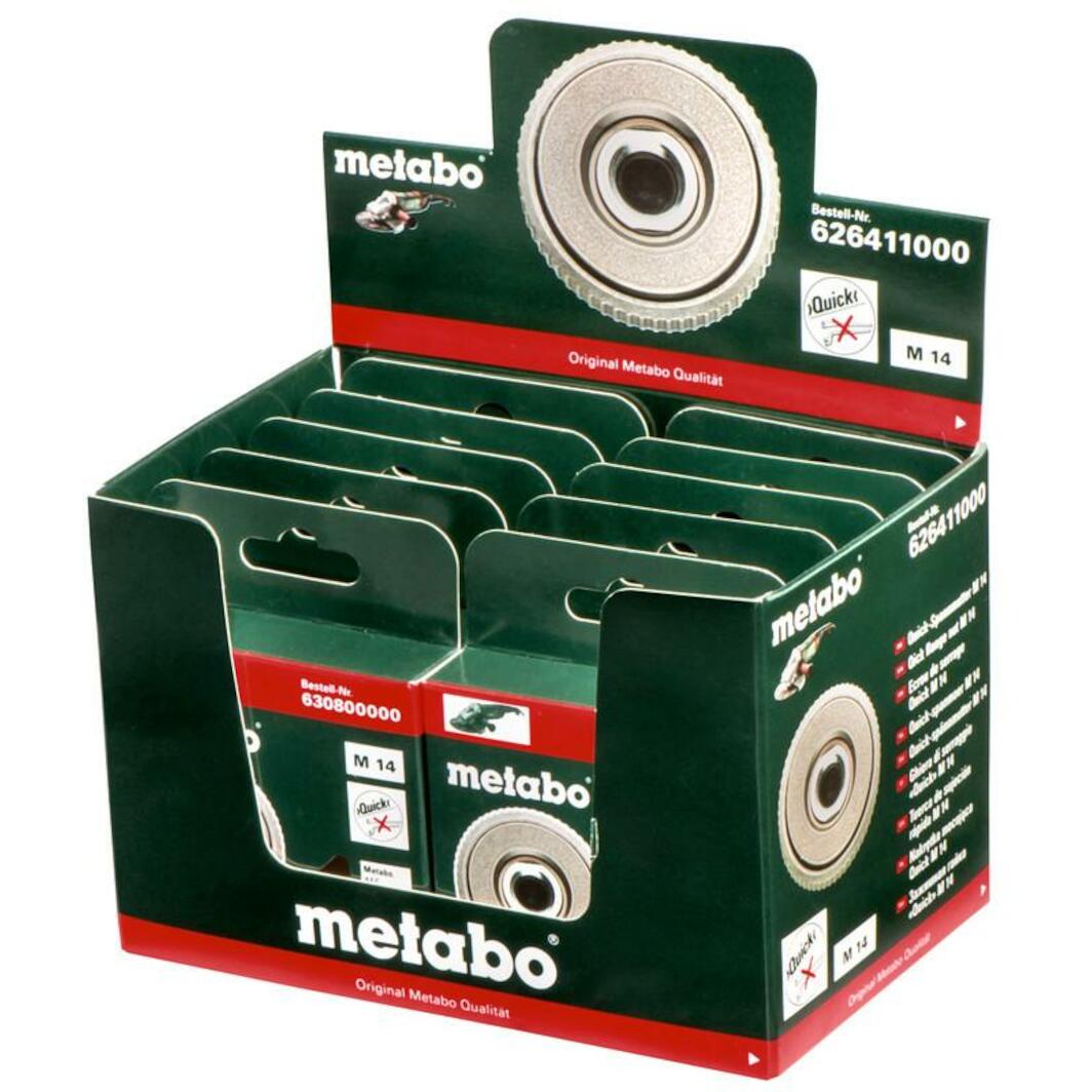 METABO 626411000 quick-release nut M 14/display (10 pcs) | Klium