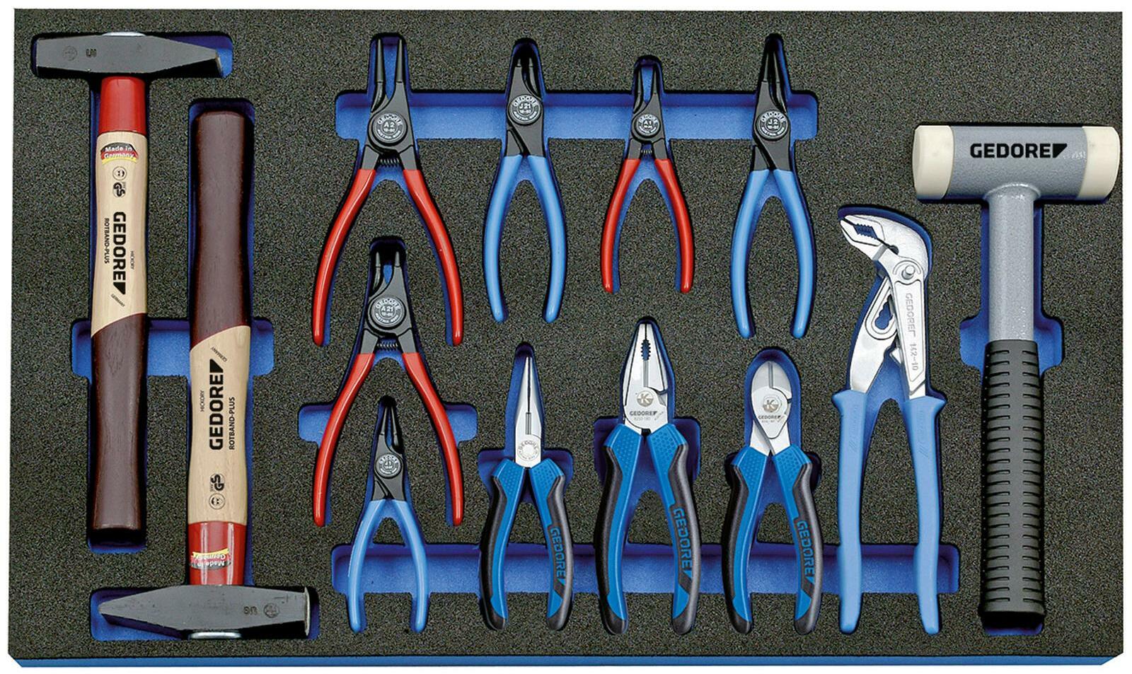 GEDORE 2005 CT4-8000 tool assortment in 4/4 ct module 13-piece ...